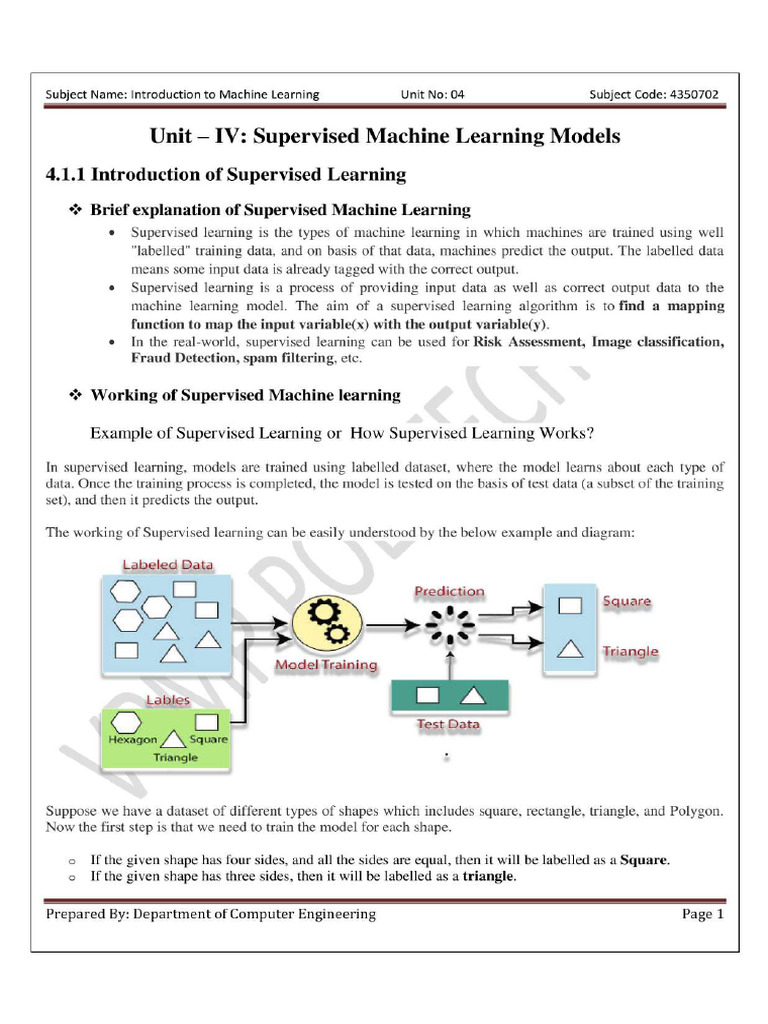 Iml Unit4 | PDF