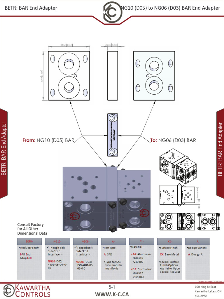 NG10-D05-to NG06-D03-BAR-End-Adapter | PDF