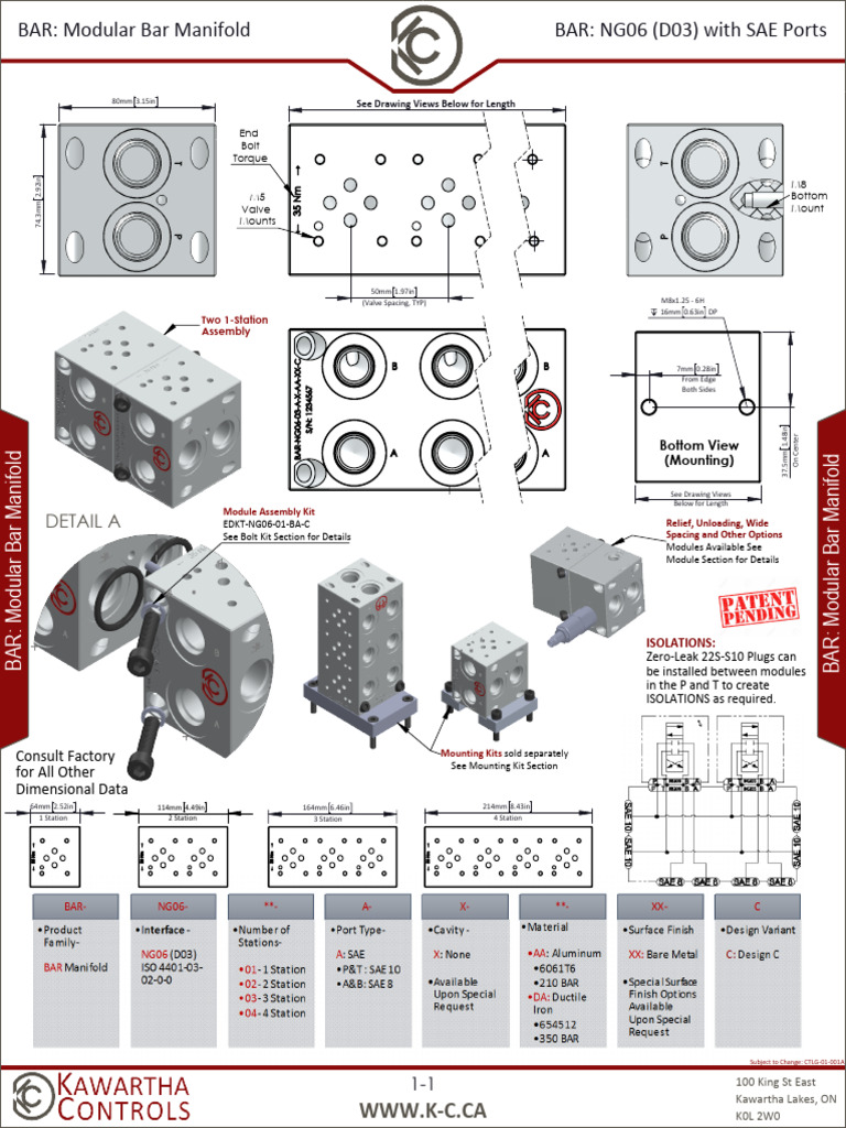 NG06 D03 BAR Manifold Modular Sectional | PDF | Engines | Vehicle ...