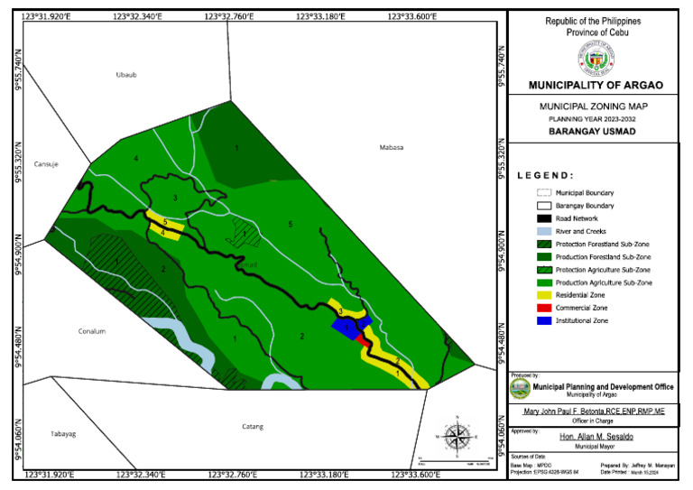 Usmad Zoning Map | PDF