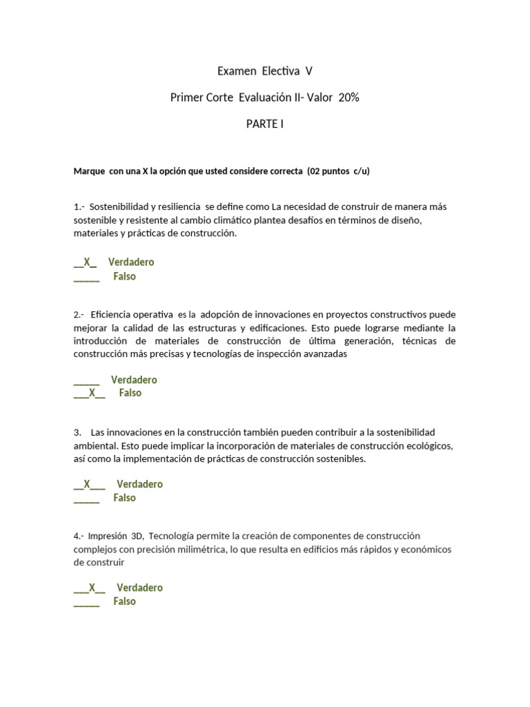 Examen II Evaluacion | PDF | Sustentabilidad | Reciclaje