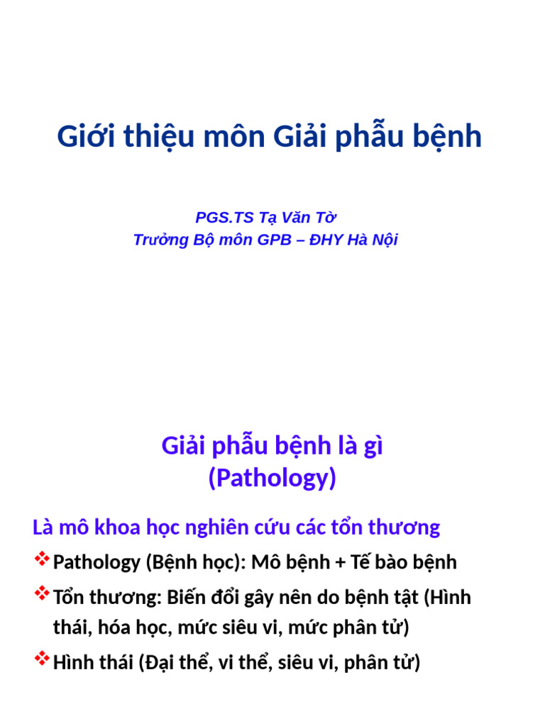 Giới Thiệu Môn GPB | PDF