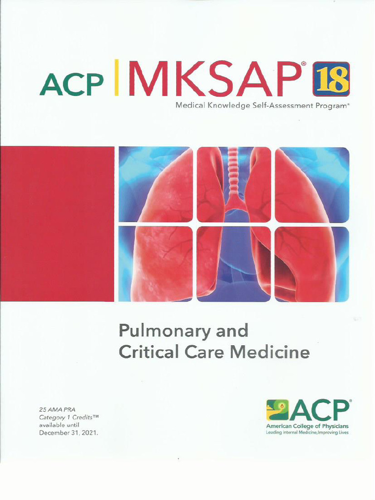 MKSAP 18 Respiratory Medicine | PDF