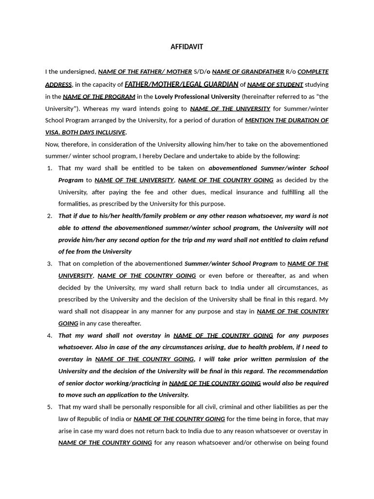 04 - Affidavit | PDF | Affidavit | Justice