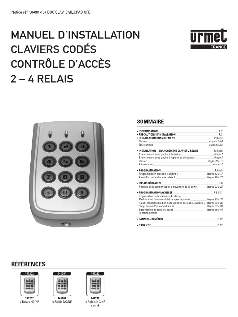 Notice d'installation Clavier Urmet 141202 | PDF | Clavier d'ordinateur ...