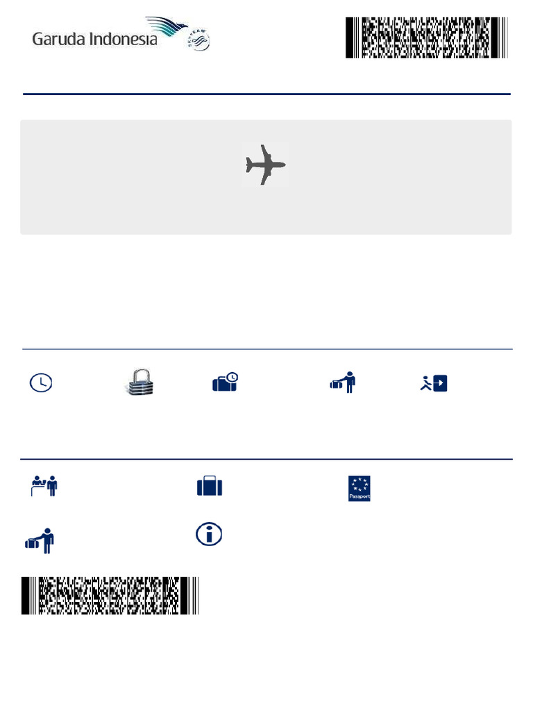 Your Boarding Pass To Banda Aceh - GARUDA INDONESIA.. | PDF | Transport ...