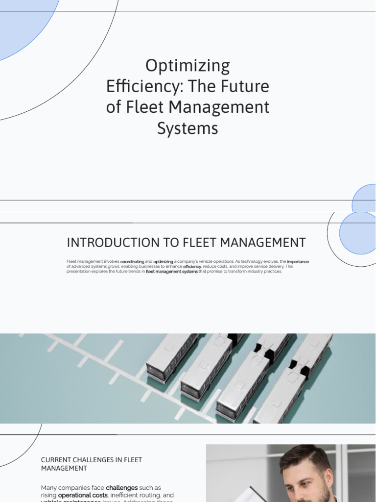 Slidesgo Optimizing Efficiency The Future of Fleet Management Systems 20241107091523p6ip | PDF
