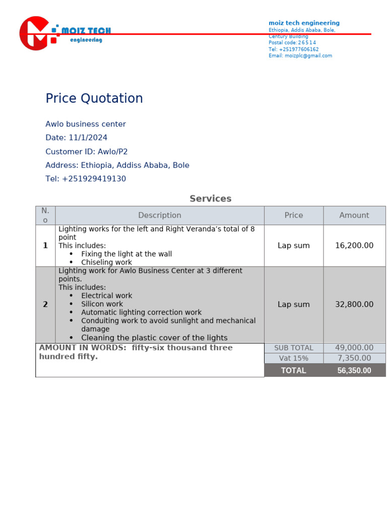 Proforma Invoice With Discount | PDF