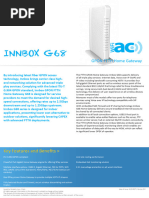 Sagemcom F@ST 3896: Very High Performance Triple-Play Home Gateway ...