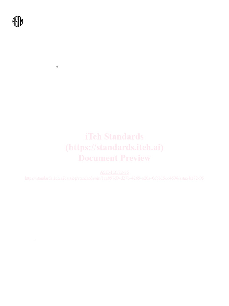 ASTM-B172-95 | PDF | Electrical Conductor | Wire