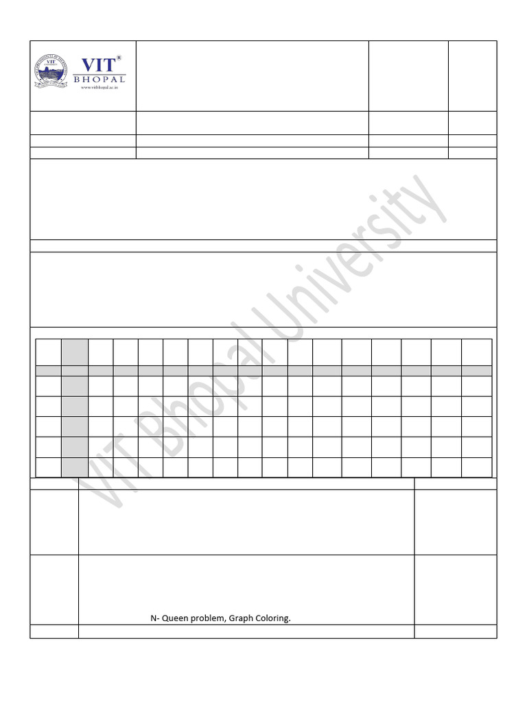 Cse3004 Design And Analysis Of Algorithms Lt 20 36 Design And Analysis Of Algorithms