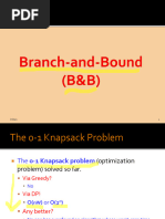 Knapsack Problem: Branch-and-Bound Method | PDF | Algorithms ...