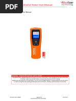 Intoxilyzer S-D5 Manual | PDF | Calibration | Nature