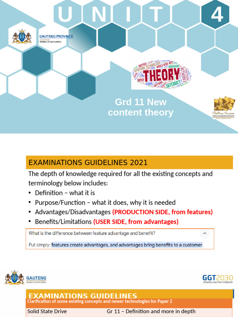 Grd11 New Content Theory | PDF | Augmented Reality | Educational Technology