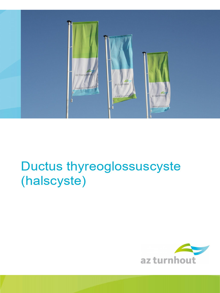 Patiënteninformatie Thyreoglossuscyste Wegname (Halscyste) | PDF