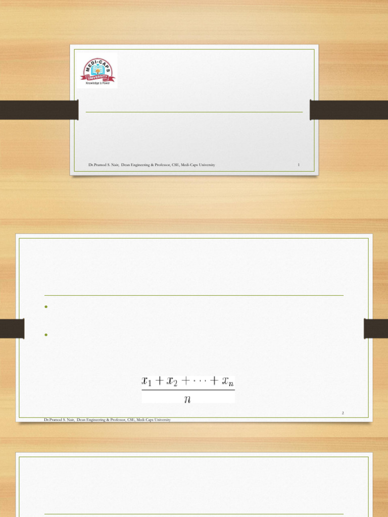 Unit-II, Unit III and Unit IV Final | PDF | Mode (Statistics) | Arithmetic Mean