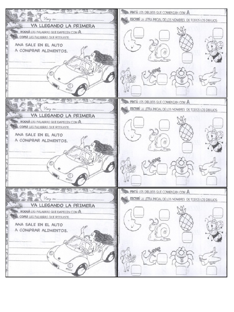 Actividades de 1er Grado 1D | PDF