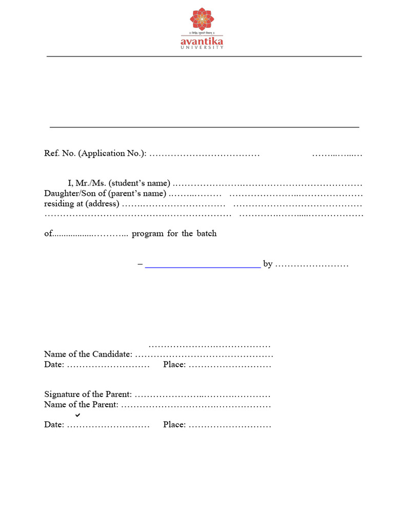 Undertaking - Document Submission | PDF | Career & Growth | Finance ...