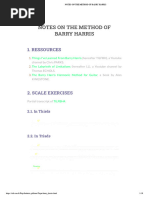 Barry Harris Method For Guitar | PDF