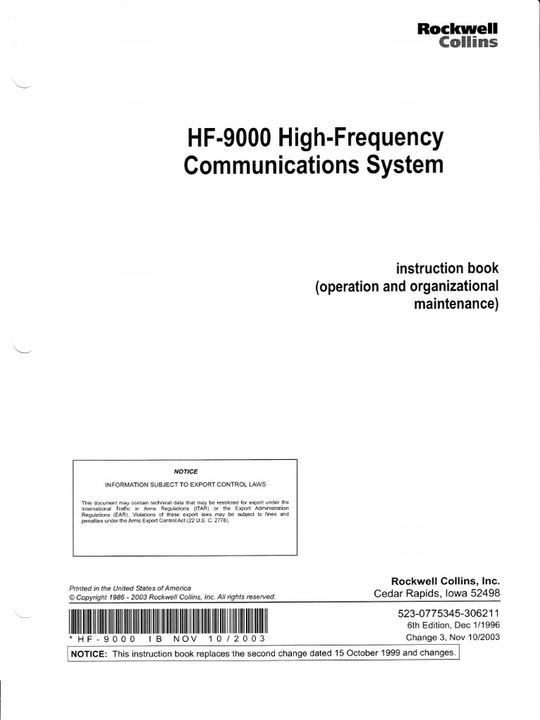 HF-9000 Manual | PDF