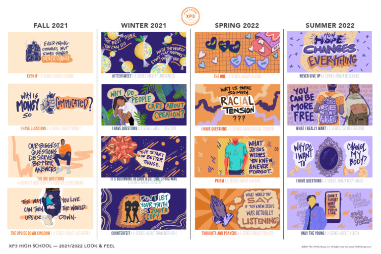 XP3 HS GRAPHIC POSTER 2021-2022 Youth Year Plan Topics | PDF