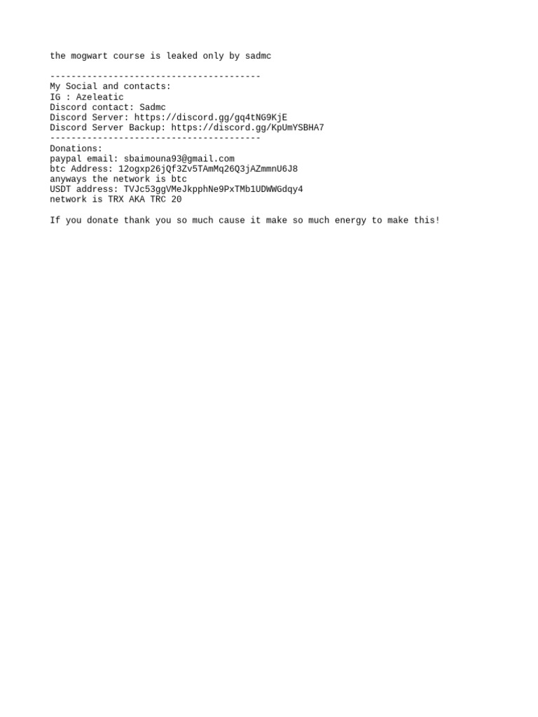 Valuable Information | PDF