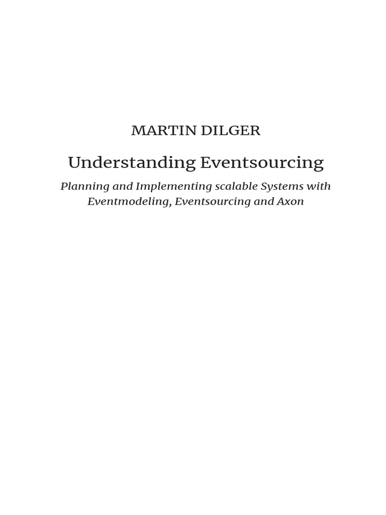 Eventmodeling and Eventsourcing Sample | PDF | Data Warehouse | Thought