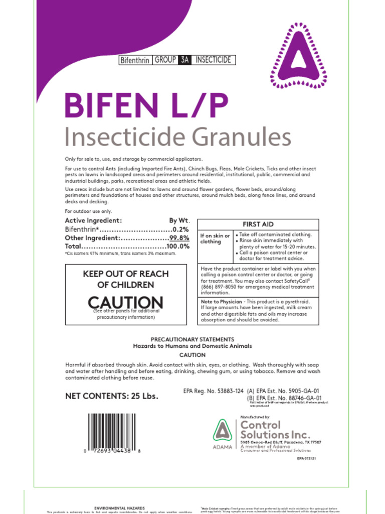 Bifen LP Label 7-21-21 | PDF | Storm Drain | Surface Runoff