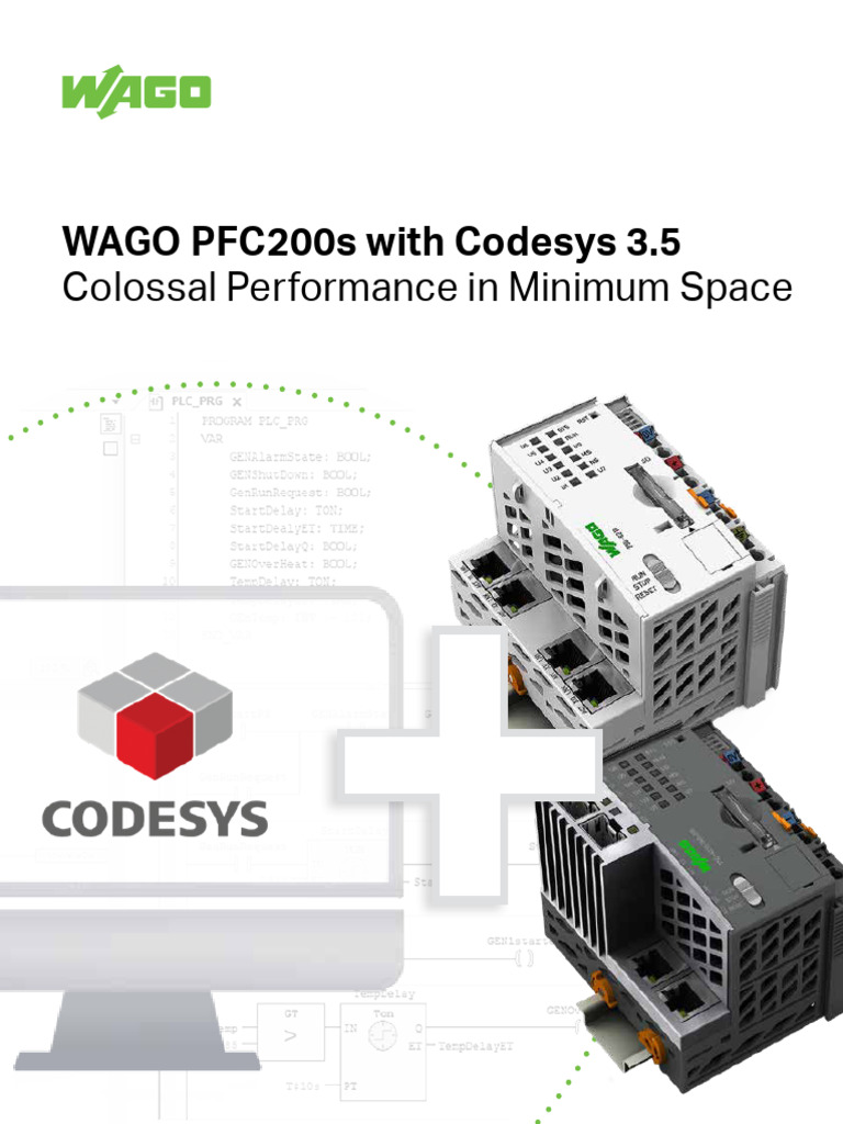 WAGO PFC200s With Codesys 35 60518884 | PDF | Programmable Logic Controller | Software