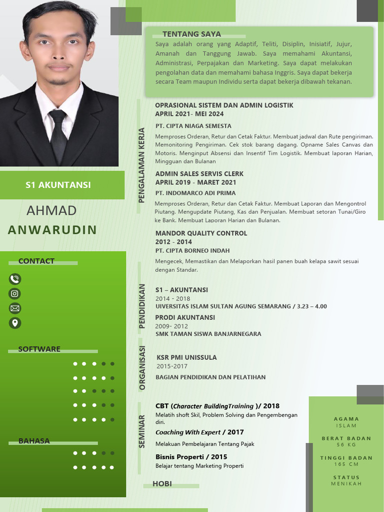 CV - Ahmad Anwarudin - Update | PDF
