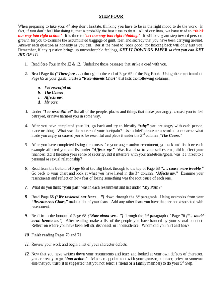 STEP FOUR | PDF | Social Psychology | Emotions