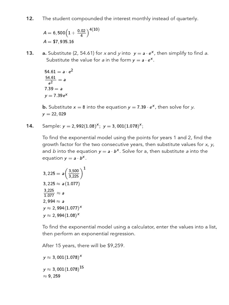 10th Ch-1 - Section-3 Practice and Apply Solutions All | PDF | Mathematics | Applied Mathematics