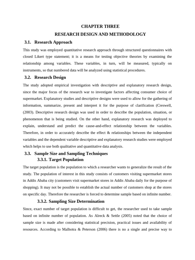 Chapter Three | PDF | Regression Analysis | Validity (Statistics)