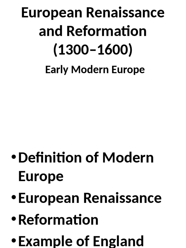 European Renaissance | PDF | Renaissance | Martin Luther