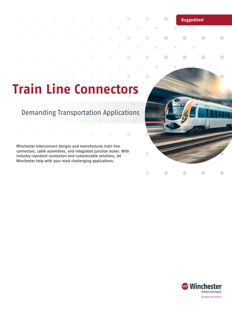 Train Electrical Connector Solutions | PDF | Electrical Connector ...