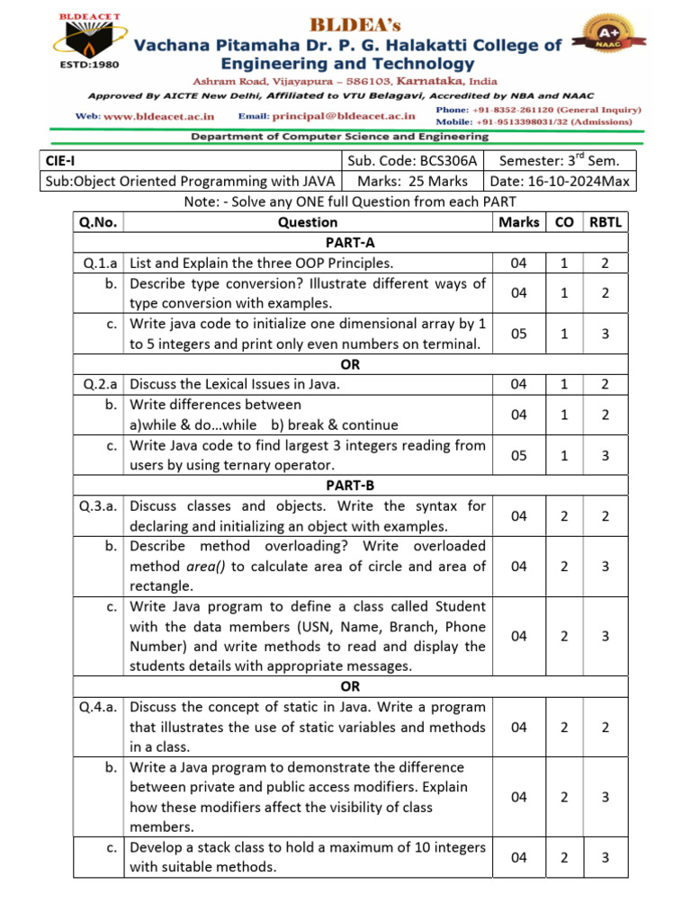 First Cie Qp And Scheme Java Pdf Method Computer Programming Class Computer Programming