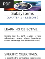 Earth's Spheres Worksheet | PDF