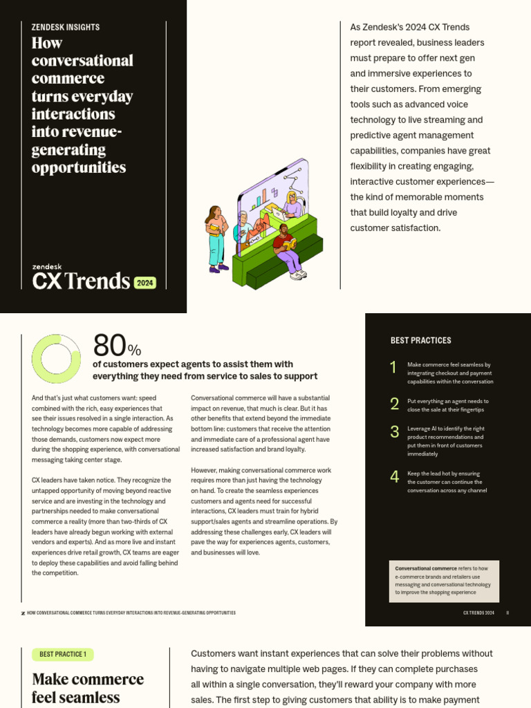 Best Practices For Conversational Commerce - CX Trends 2024 | PDF | Customer Experience | Brand