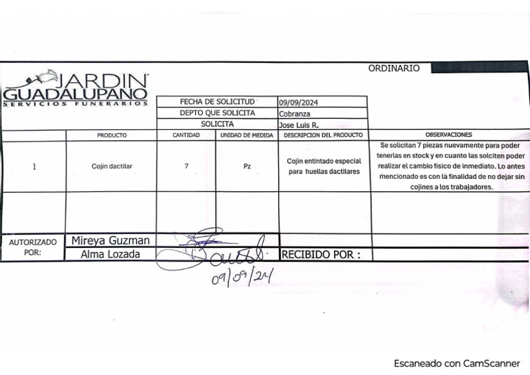 Solicitud Cobradores | PDF