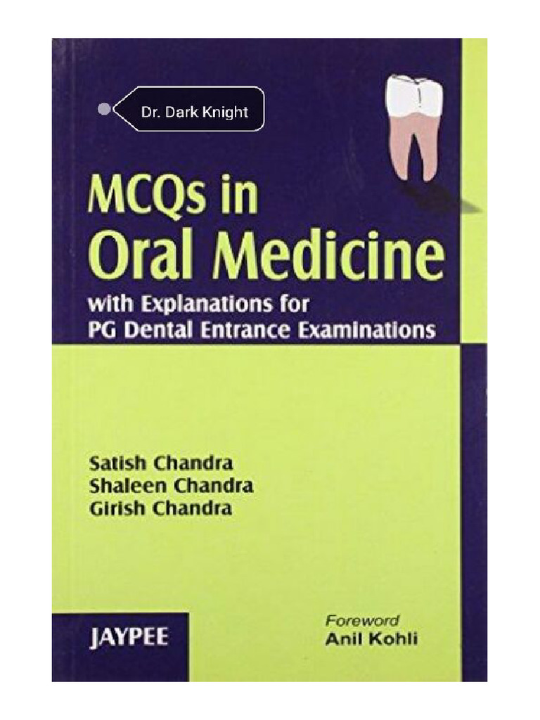 MCQ in Oral Medicine | PDF