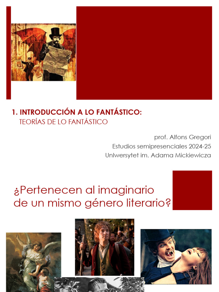 Teorías de lo Fantástico en Literatura | PDF | Fantasía | Ficcion gotica