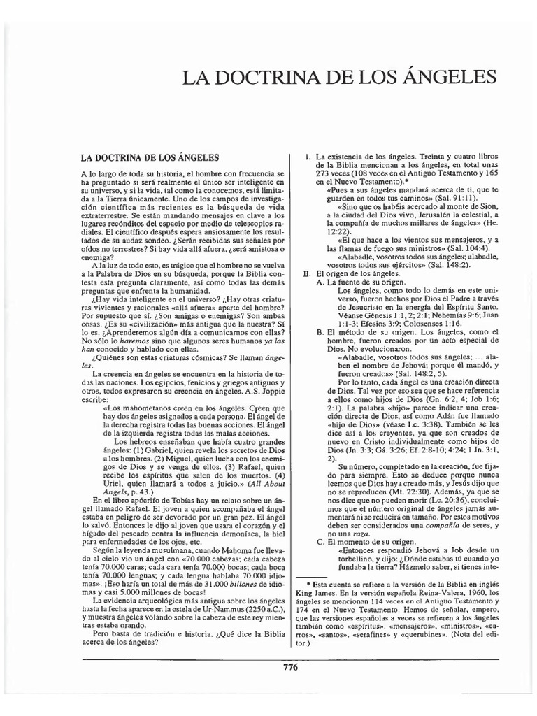 23 LA DOCTRINA DE LOS ÁNGELES | PDF