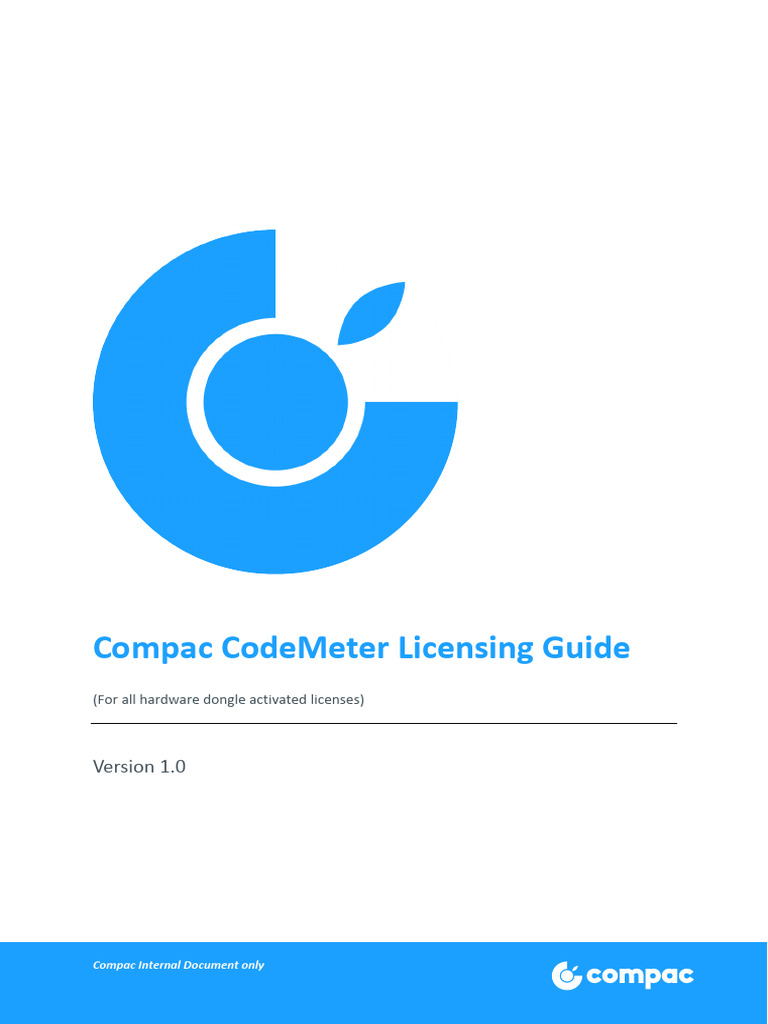 Compac CodeMeter Licensing Guide V1 | PDF | Computer File | Online And Offline
