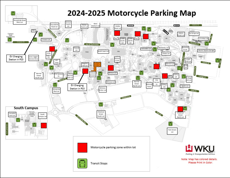 Motorcylce Parking Map 2024-25 | PDF