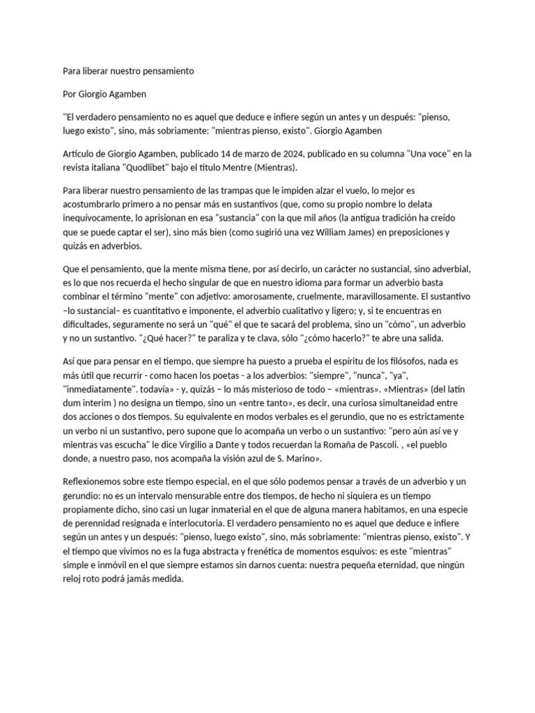 Para Liberar nu-WPS Office | PDF | Adverbio | Morfología Lingüística