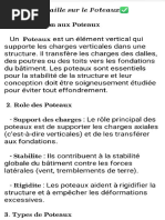 Les Poteaux en Genie Civil | PDF | Béton | Matériau composite