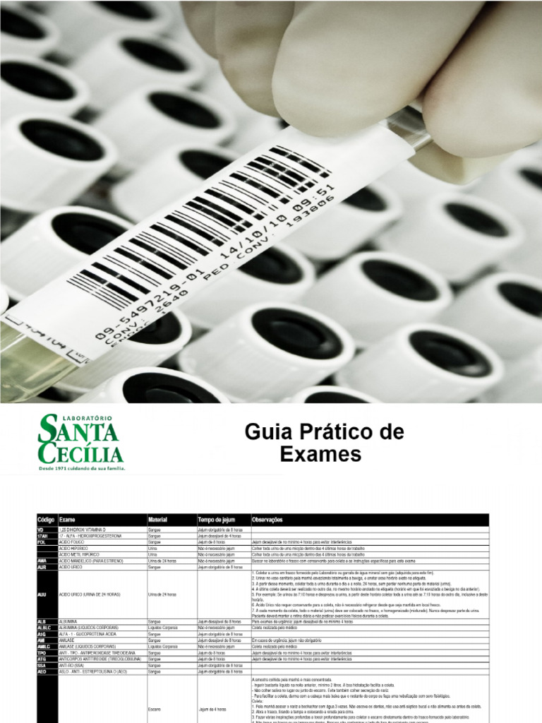 Guia Prático de Exames | PDF