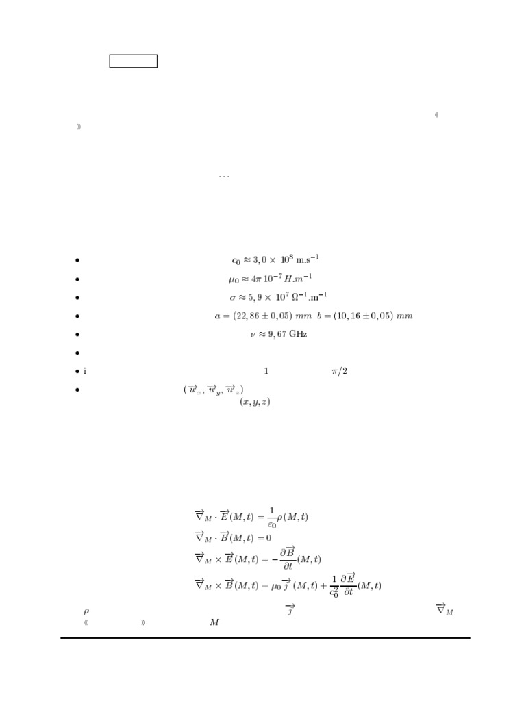 Étude des guides d'ondes électromagnétiques | PDF | Radiation ...