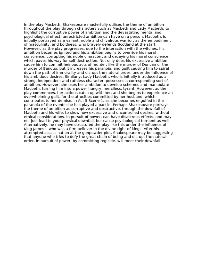 Ambition Intro | PDF | History | Classics