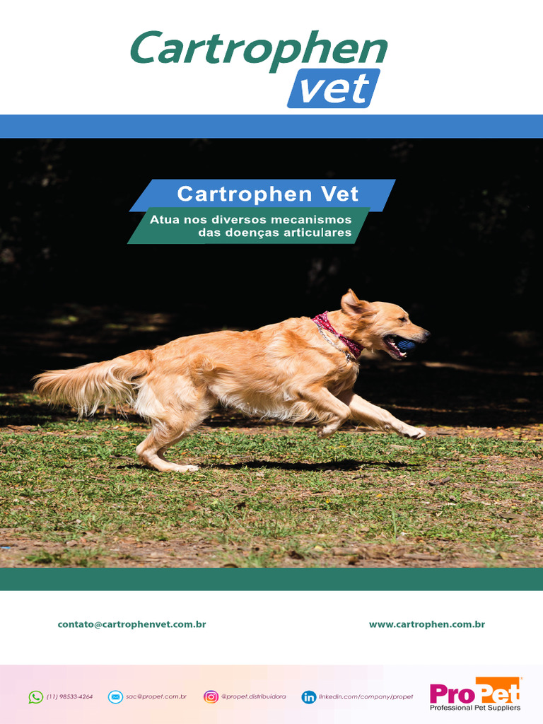 Monografia Cartrophen Propet | PDF | Dor | Anti-inflamatório não esteroide